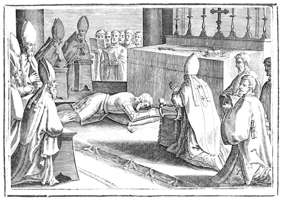 The Blessing and Coronation of a King | Pitts Digital Image Archive ...