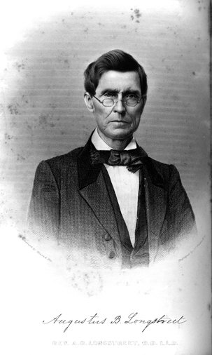 Portrait of Augustus B. Longstreet | Pitts Digital Image Archive ...